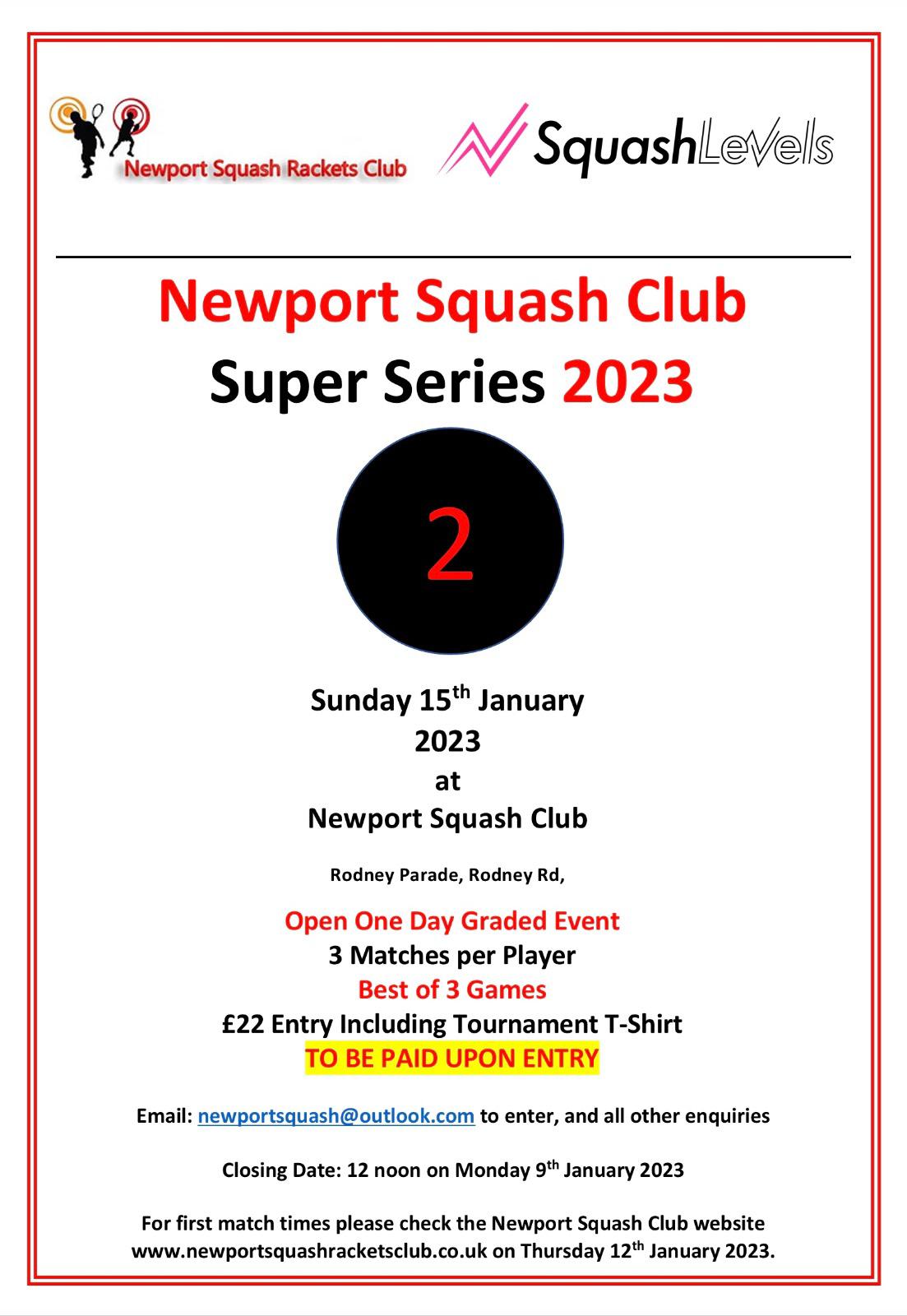 Newport Squash Club Super Series - Squash Wales